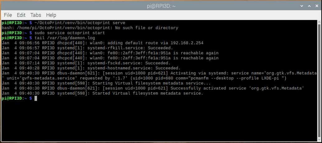 Cannot start Octoprint automatically - Get Help - OctoPrint Community Forum