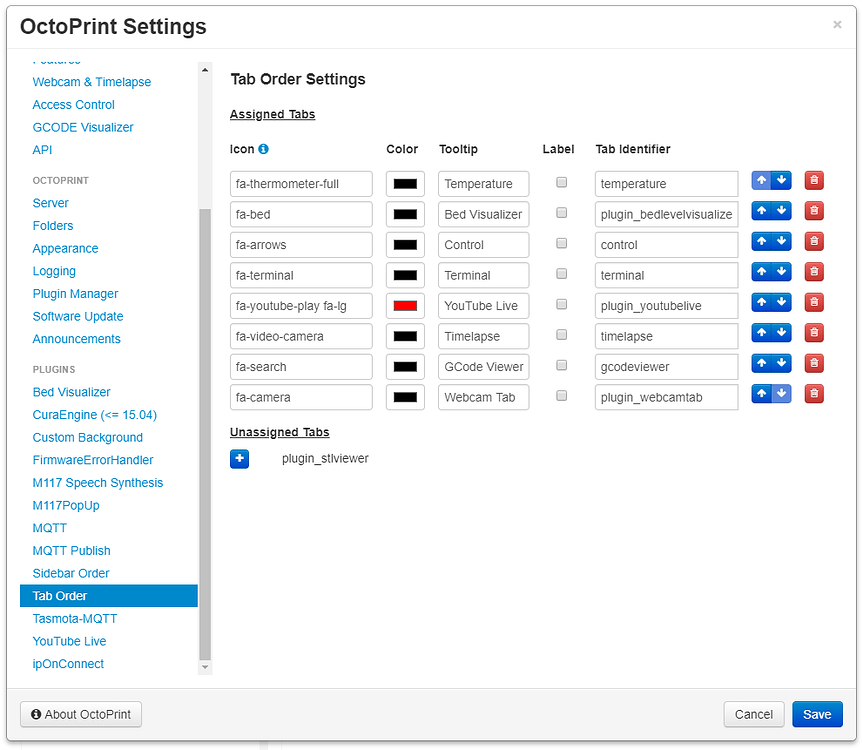 Location icons in navbar - Plugins - OctoPrint Community Forum