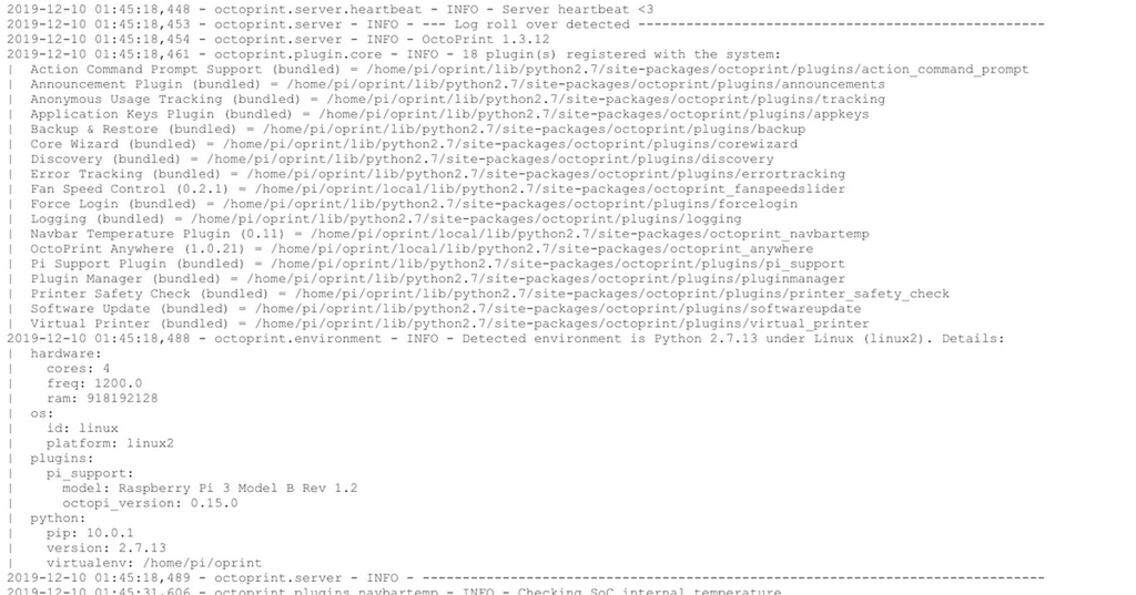 Octoprint failed on another print, log attached - Get Help - OctoPrint Community Forum