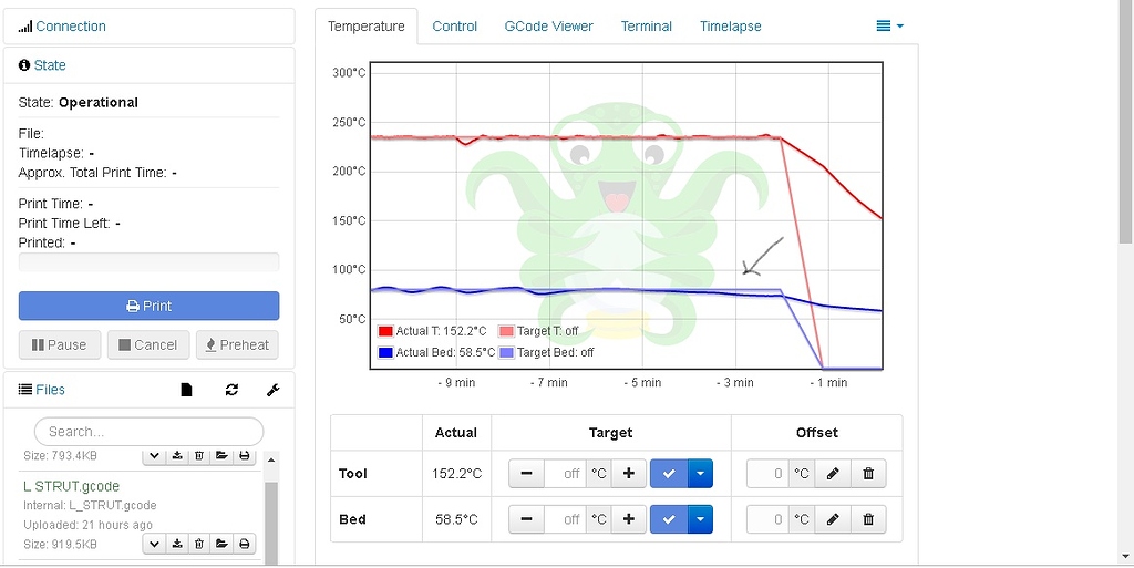 Thermal runaway after latest firmware upgrade - Get Help - OctoPrint ...