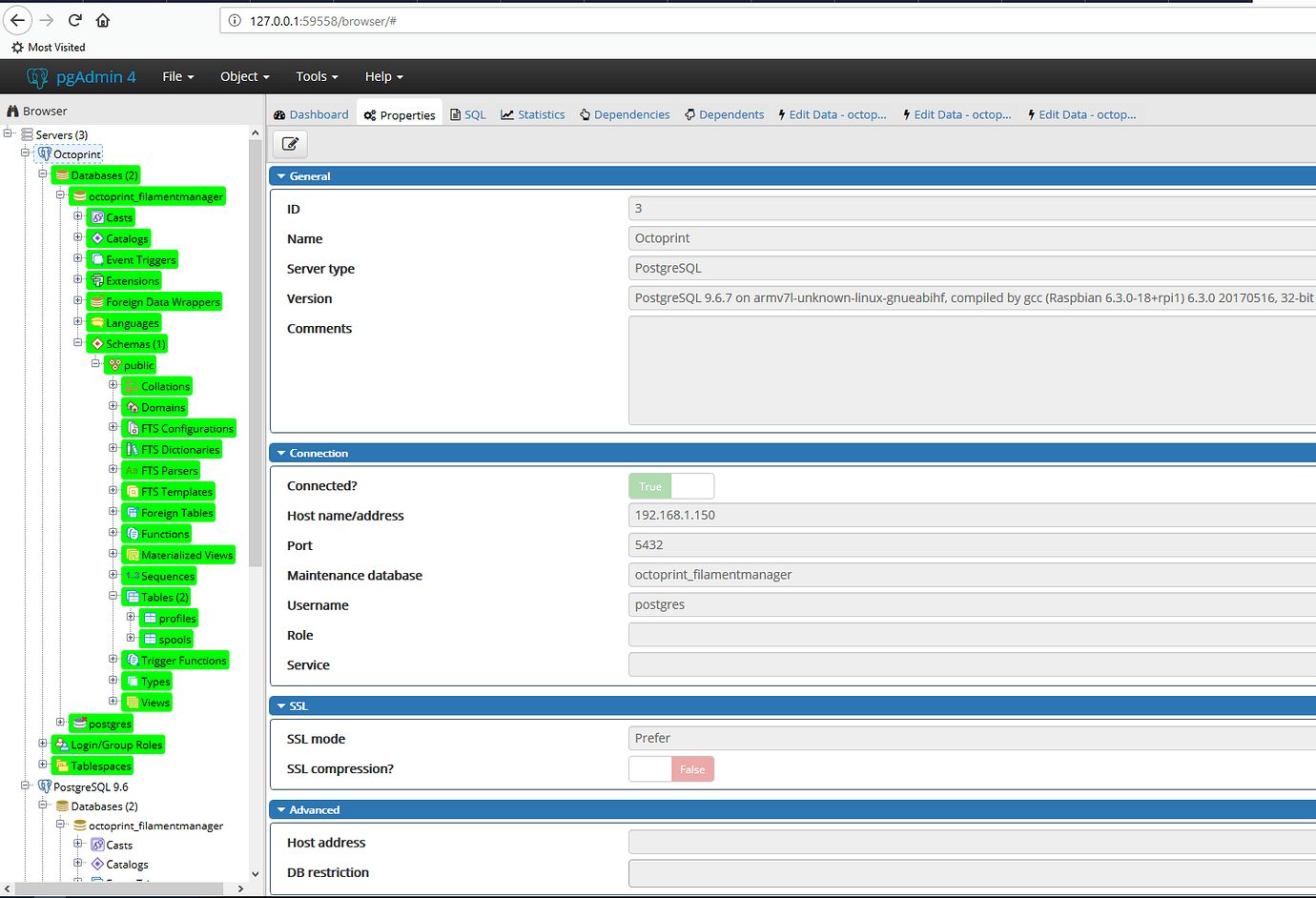 Filament Manager Can T Connect To Postgresql Database 10 By Teter09