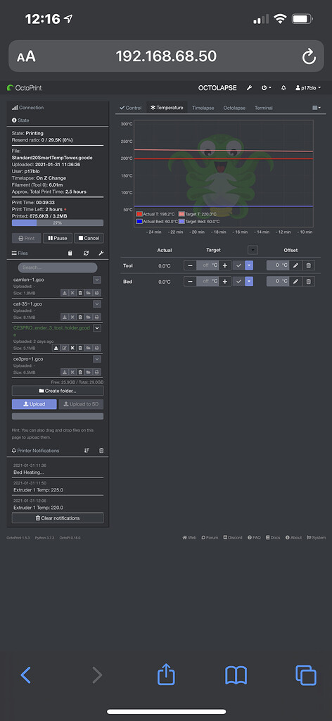 Temperature Reporting Issues in Octoprint - Get Help - OctoPrint Community Forum
