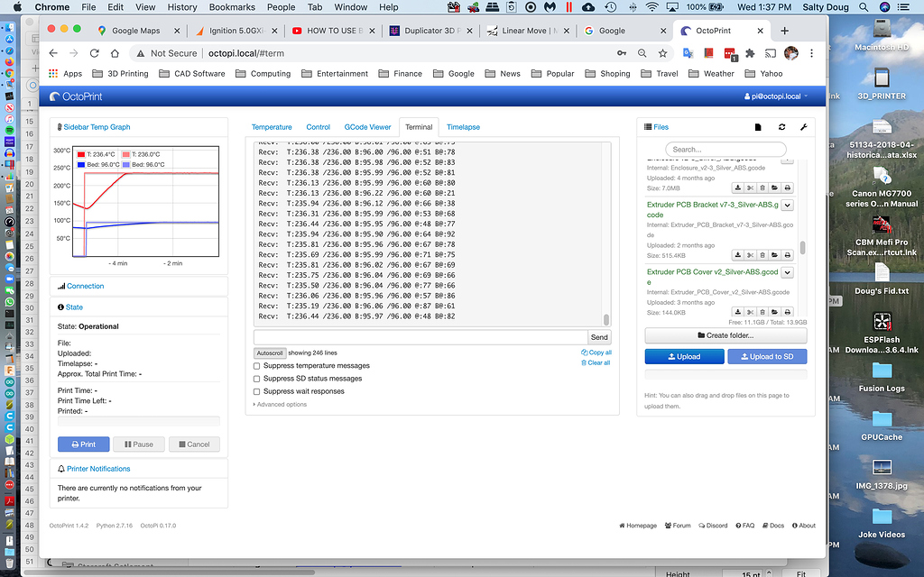 Octoprint 1.4.2 Icons Missing in Header - Get Help - OctoPrint ...