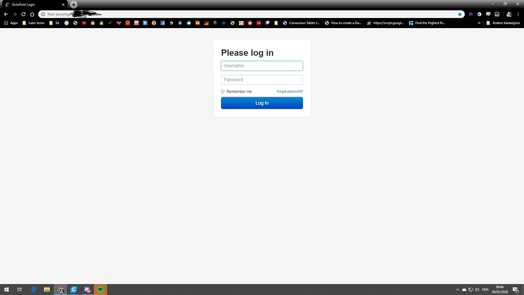 Login screen after last update (1.4.0rc4) - Get Help - OctoPrint ...