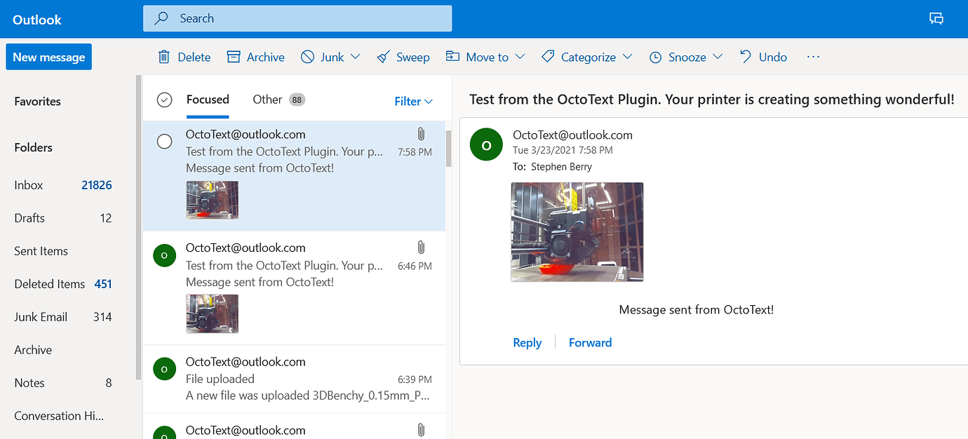 Email Notification of Print Status - Get Help - OctoPrint Community Forum Email Notification of Print Status - Get Help - OctoPrint Community Forum