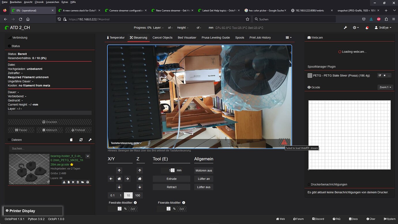 New Camera streamer - Webcams - OctoPrint Community Forum