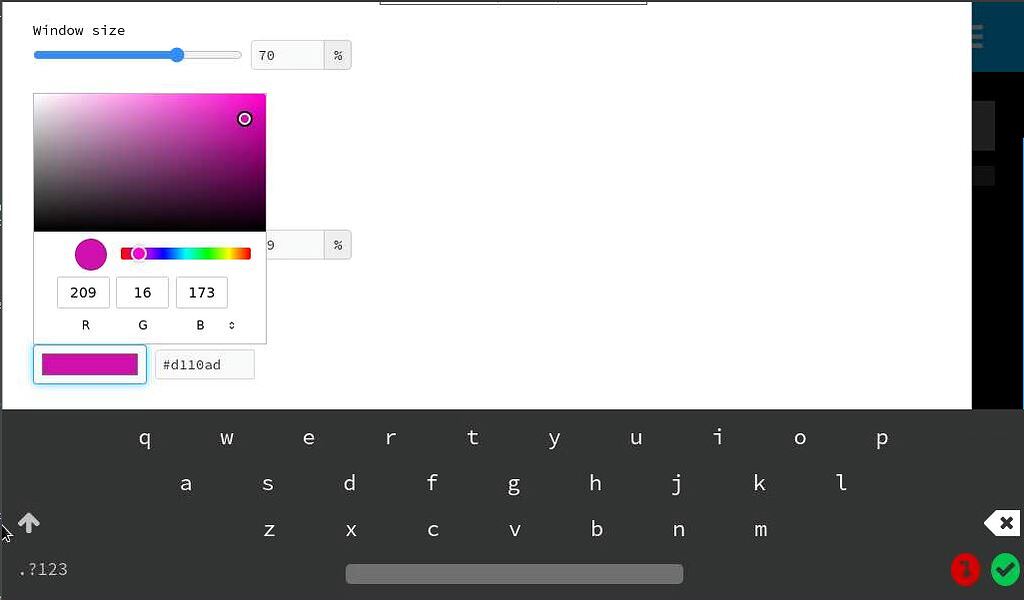 TouchUI, Matchbox, Virtual Keyboard and Color Picker problem ...