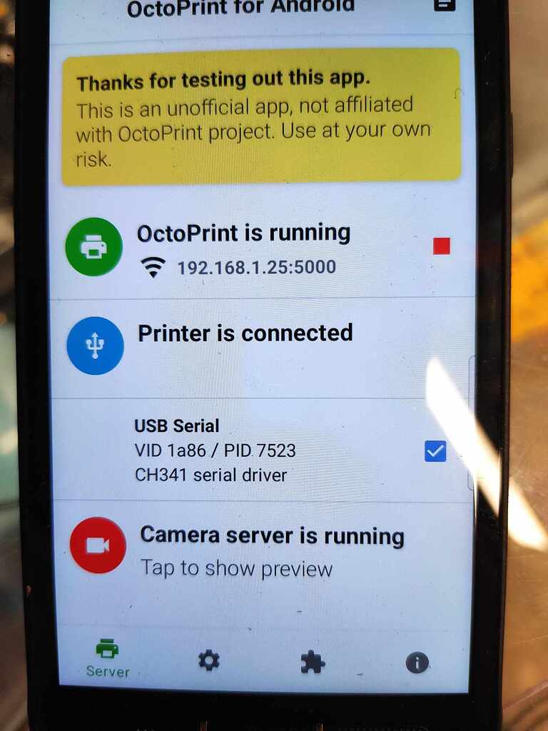 Can't connect to the printer "No serial port found" - Get Help - OctoPrint Community Forum