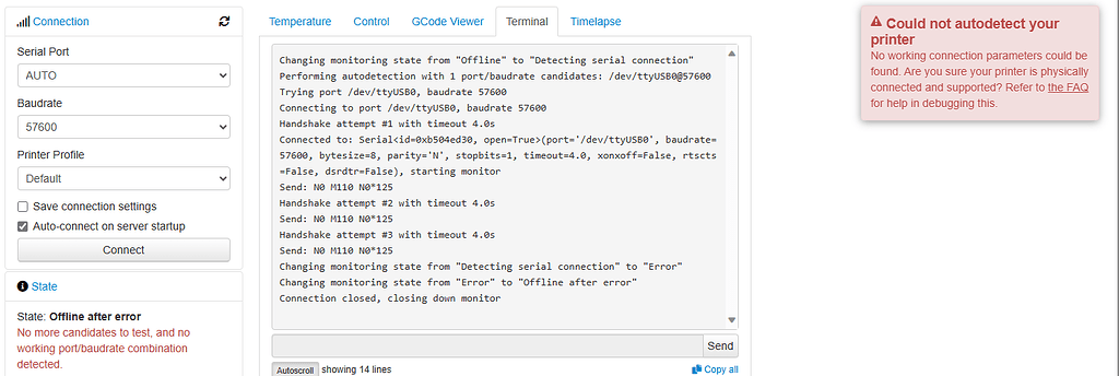 Getting OctoPrint Working - Get Help - OctoPrint Community Forum