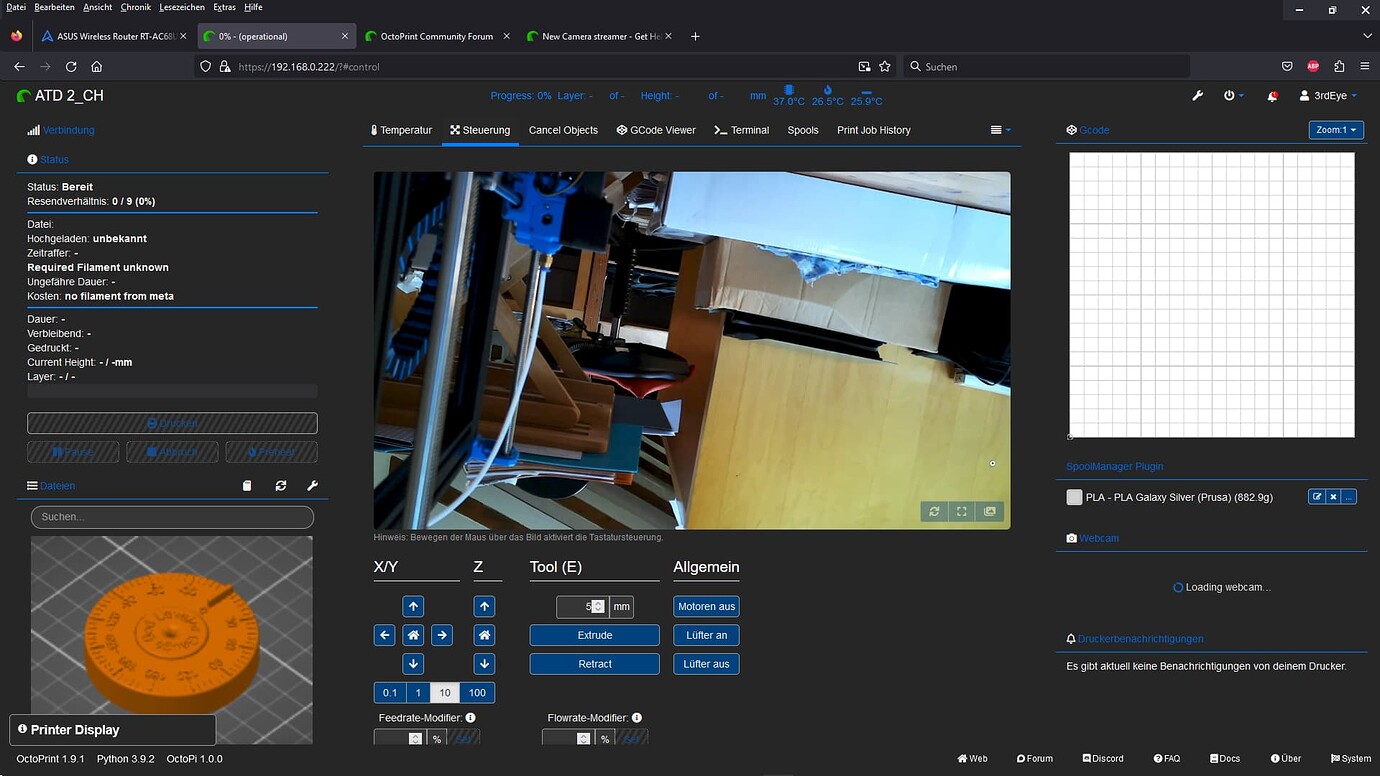 New Camera streamer - Webcams - OctoPrint Community Forum